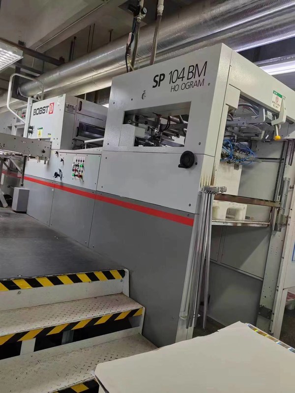 BOBST-SP-104-BM Automatic Hot Stamping Machine,Max sheet size 40x1,040mm